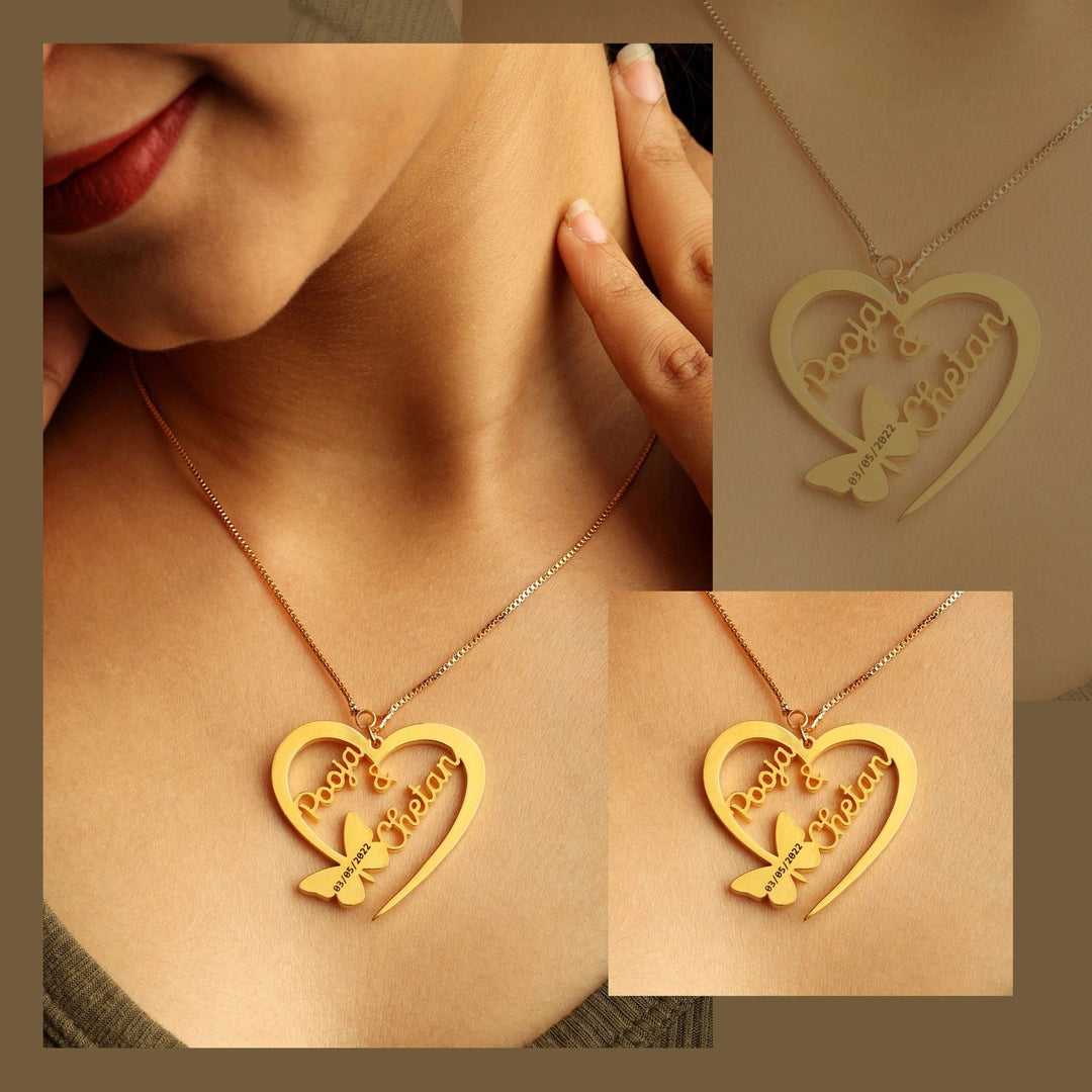 24k gold name necklace price store